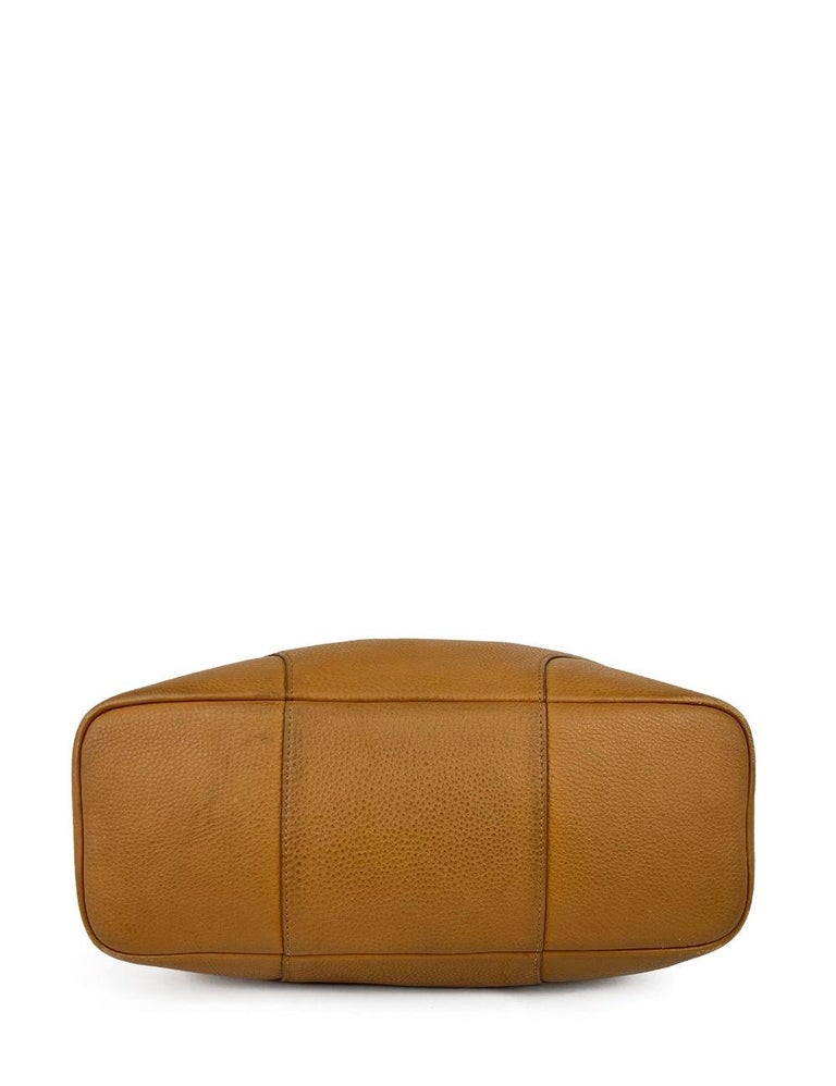 Tory Burch Brown Leather Bucket Handbag For Sale at 1stDibs