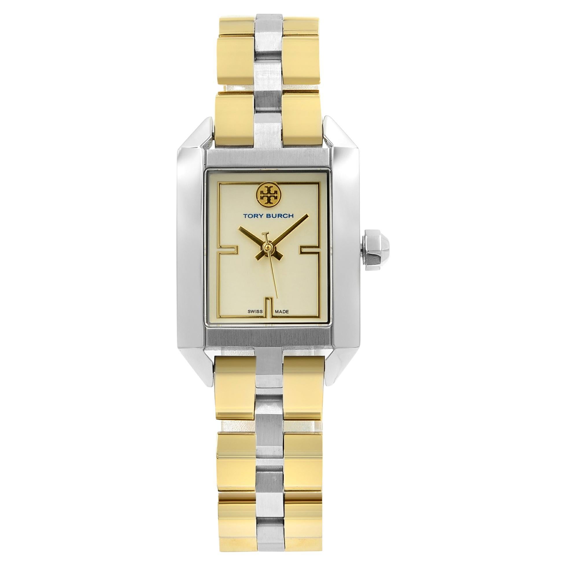 Gucci Two-Tone Steel Cream Sticks Dial Quartz Ladies Watch 9040L at ...