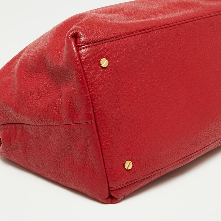 Tory Burch Red Leather Amanda Tote at 1stDibs