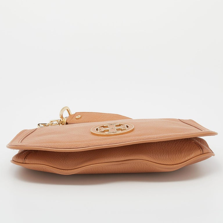 Tory Burch Tan Leather Amanda Crossbody Bag at 1stDibs