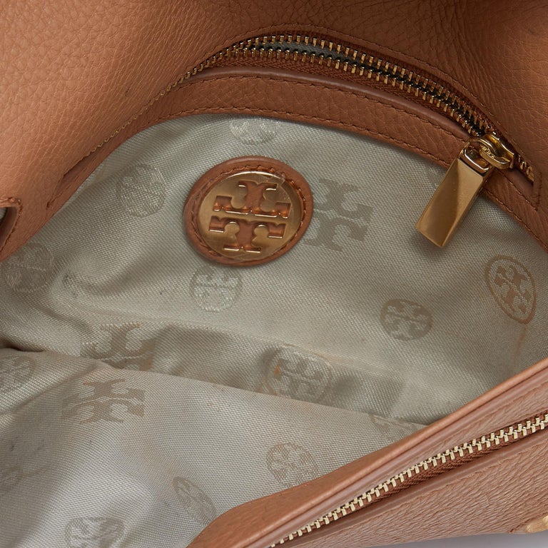 Tory Burch Tan Leather Amanda Crossbody Bag at 1stDibs