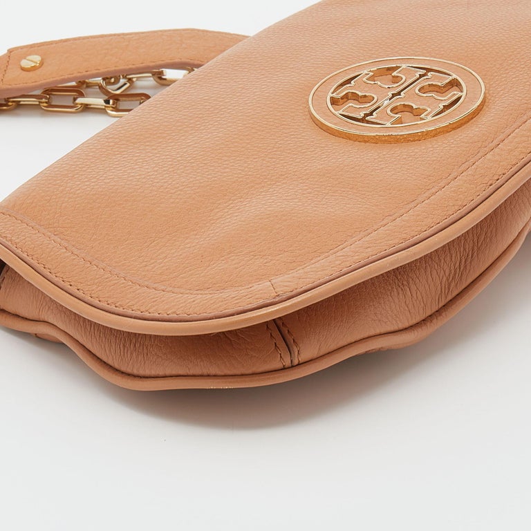 Tory Burch Tan Leather Amanda Crossbody Bag at 1stDibs