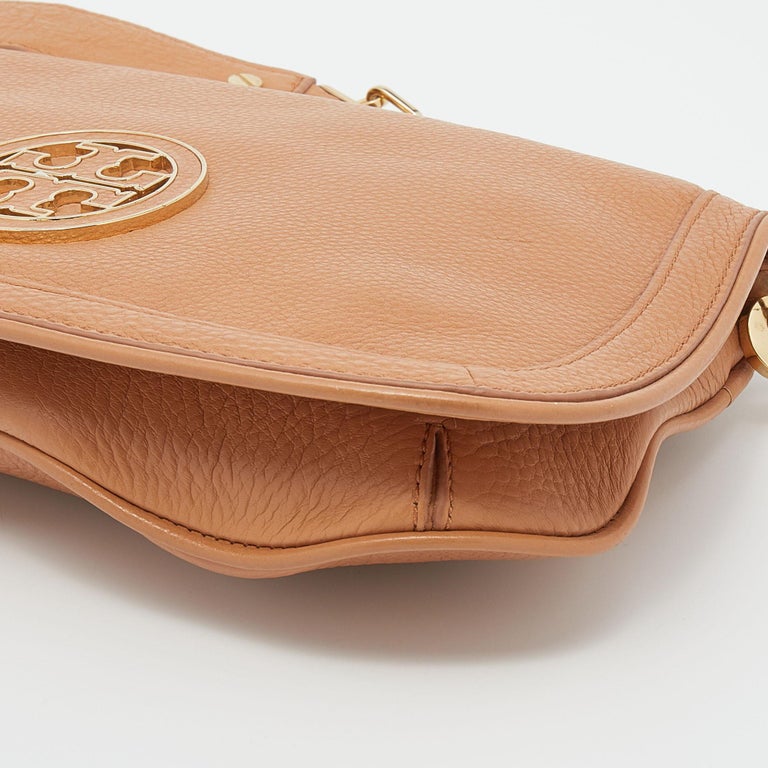 Tory Burch Tan Leather Amanda Crossbody Bag at 1stDibs