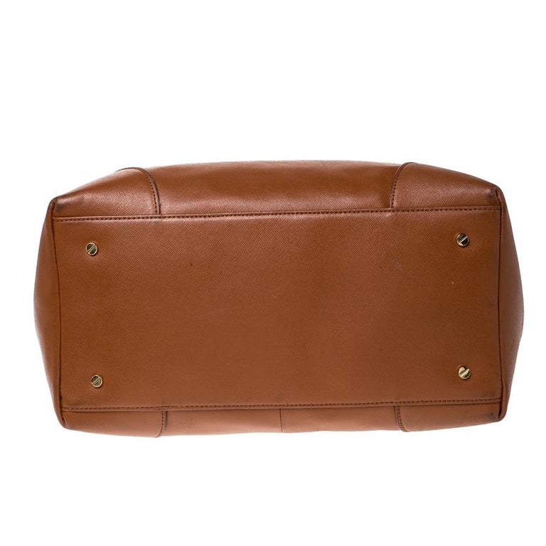 Tory Burch Tan Leather Boston Bag For Sale at 1stDibs | tory burch ...