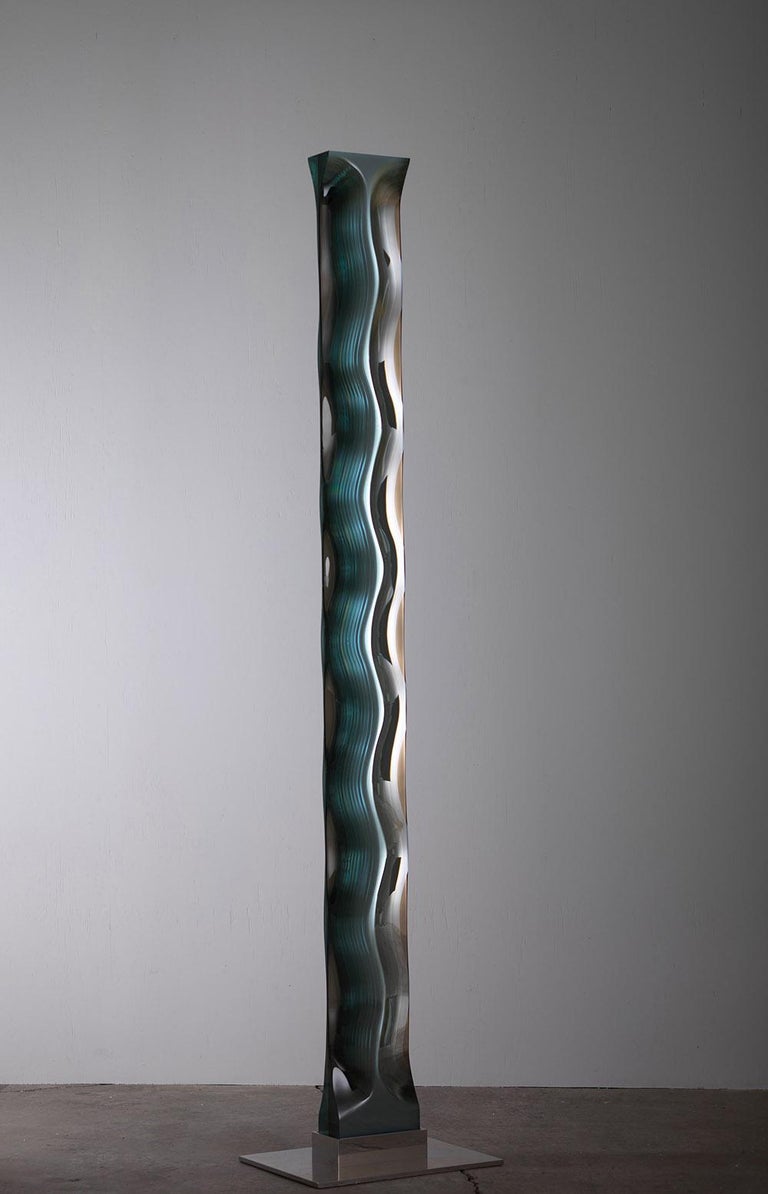 Toshio Iezumi - M.080704 by Toshio Iezumi - Glass, Vertical abstract ...