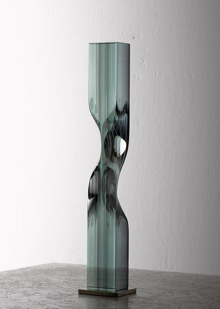 Toshio Iezumi - M.180702 by Toshio Iezumi - Glass, Vertical abstract ...