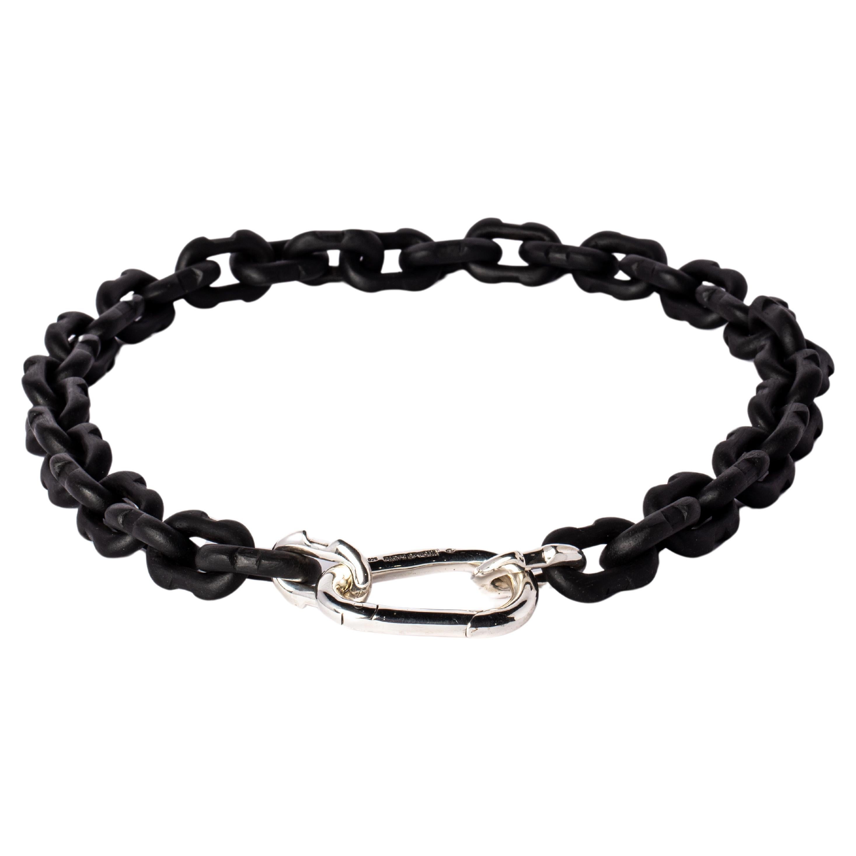 Charm Chain Necklace (50cm, Small Deco links, PA) For Sale at 1stDibs