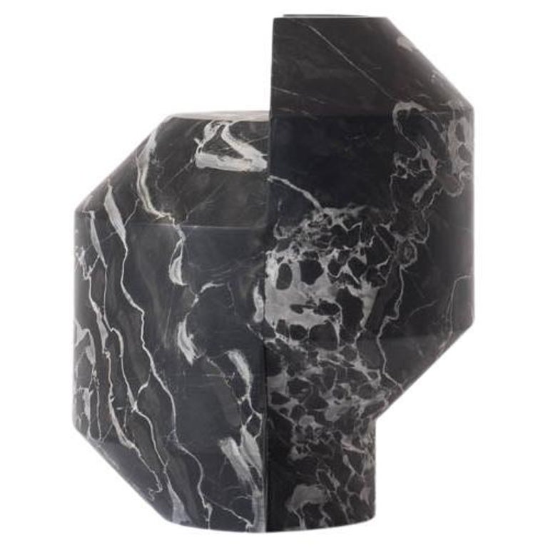 Toucana small Portoro marble Flower vase and Candle holder For Sale at ...