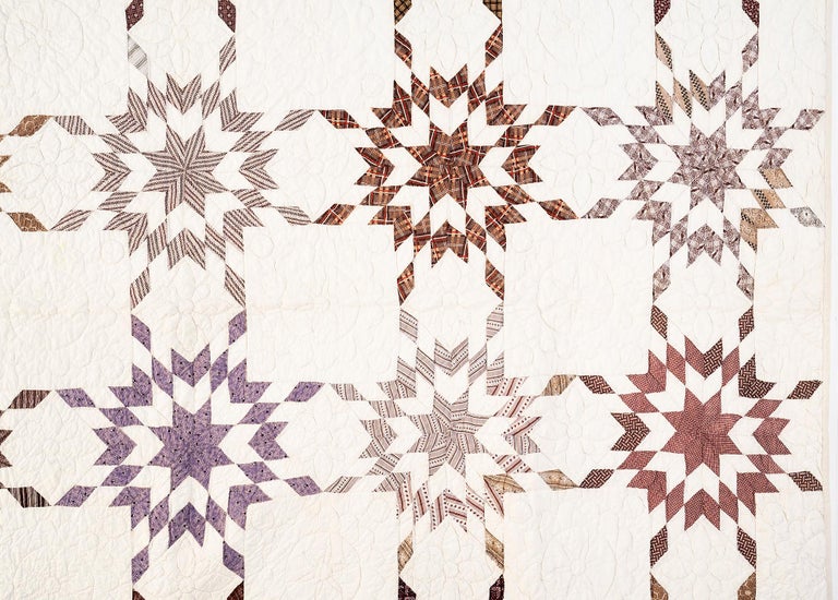 Touching Stars Quilt at 1stDibs