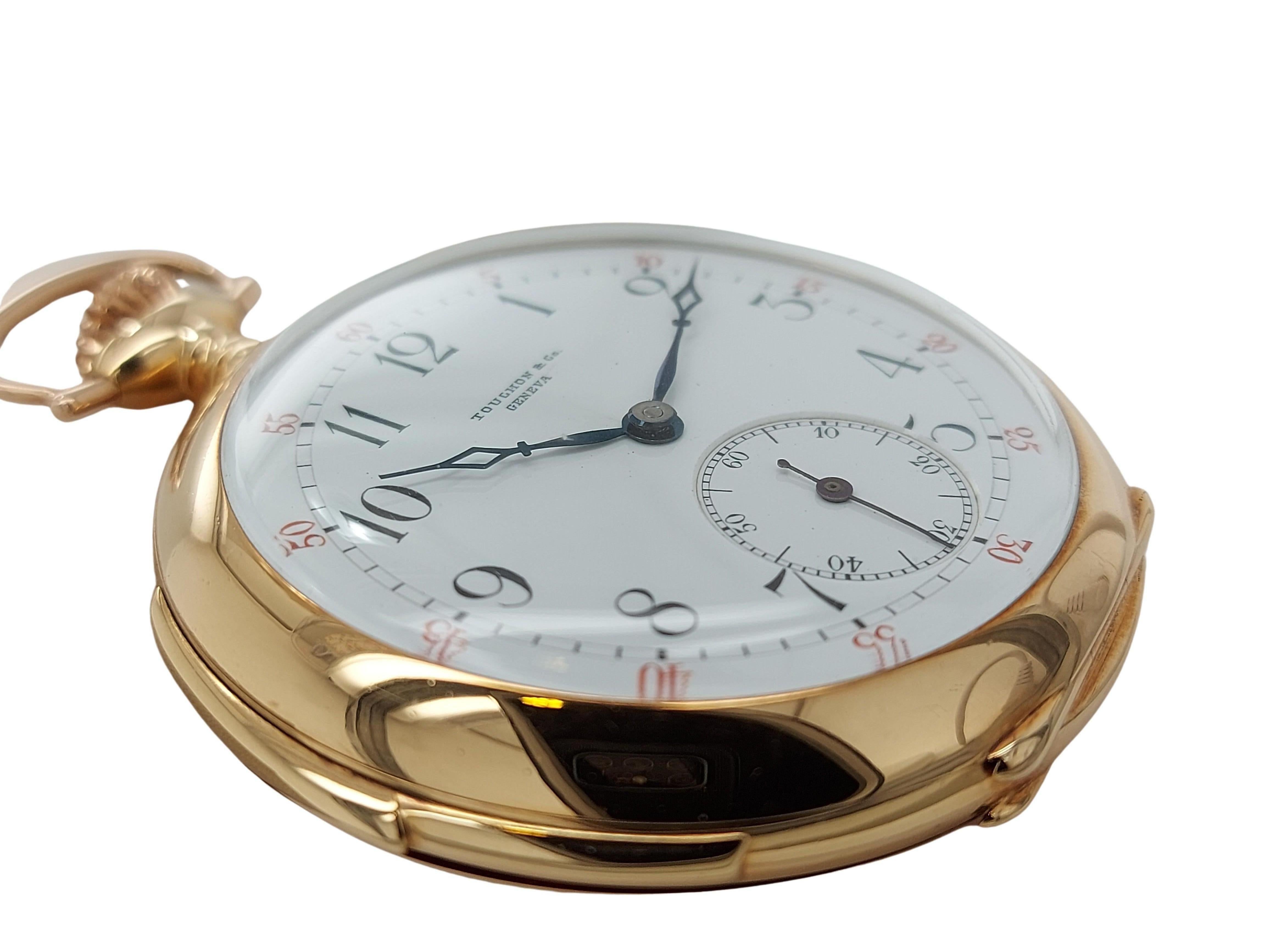 Touchon and Co 14kt Yellow Gold Minute Repeater Pocket Watch with ...