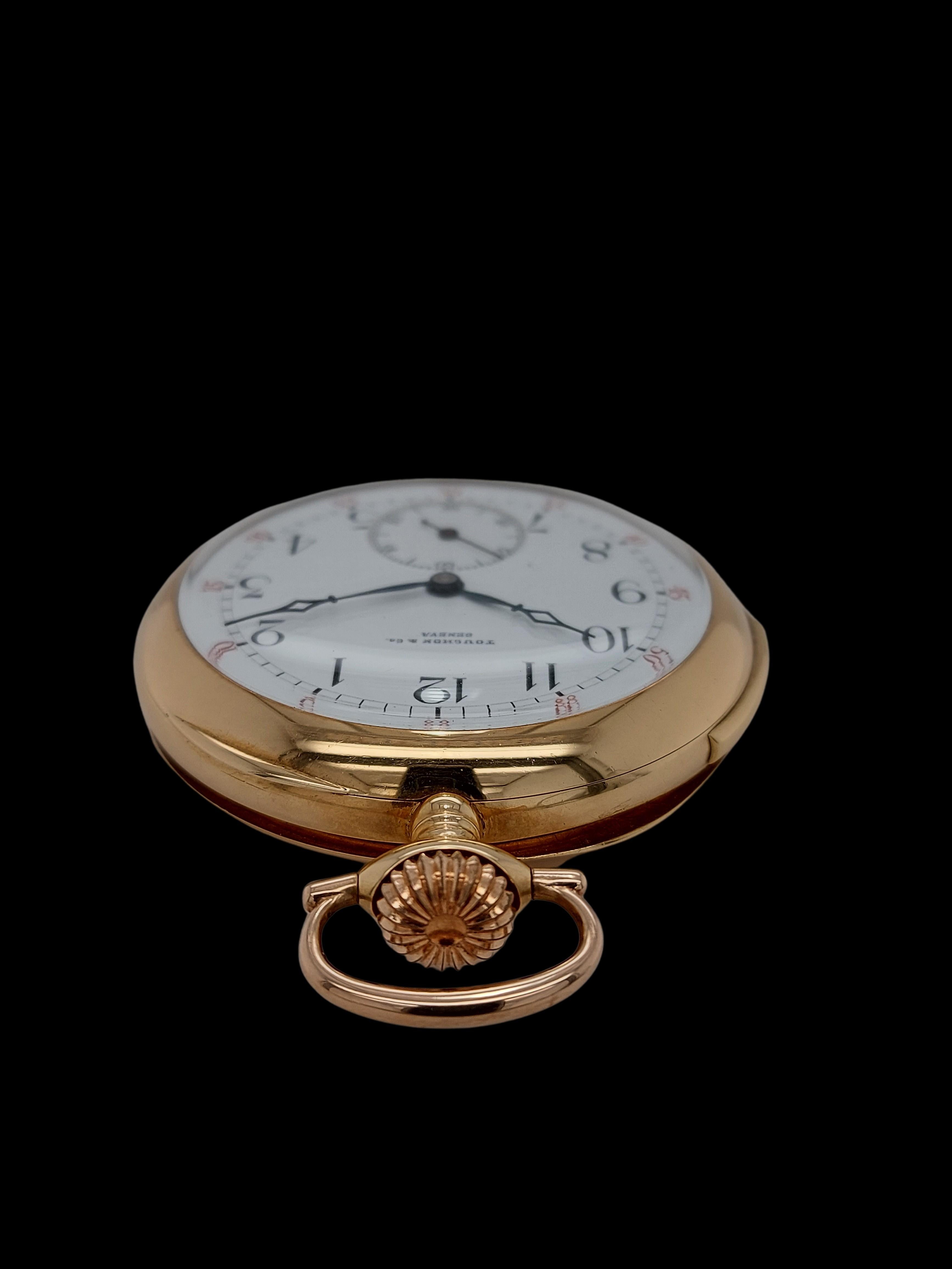 Touchon and Co 14kt Yellow Gold Minute Repeater Pocket Watch with ...