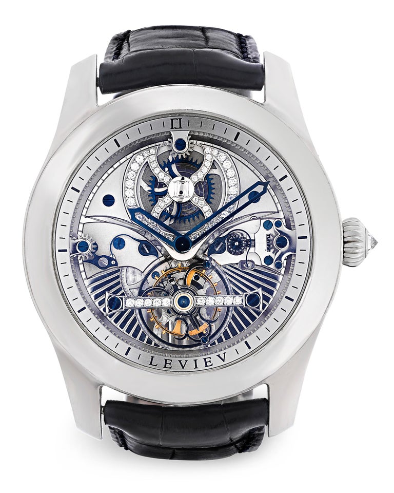 Tourbillon Platinum Wristwatch at 1stDibs