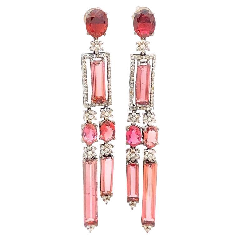 18th Century Portuguese Chrysoberyl Earrings at 1stDibs