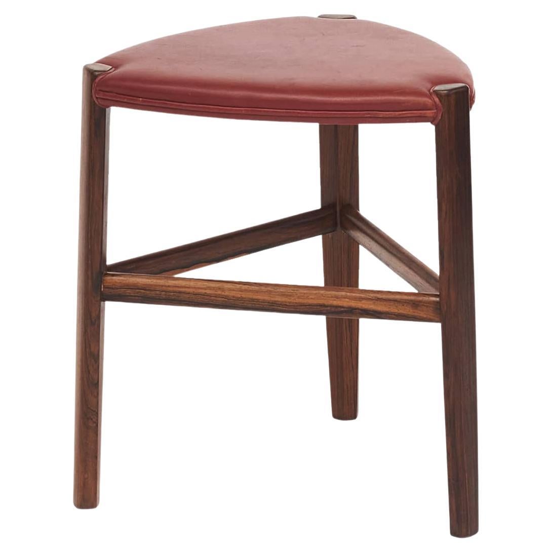 Pair of Midcentury Teak Folding Stools at 1stDibs