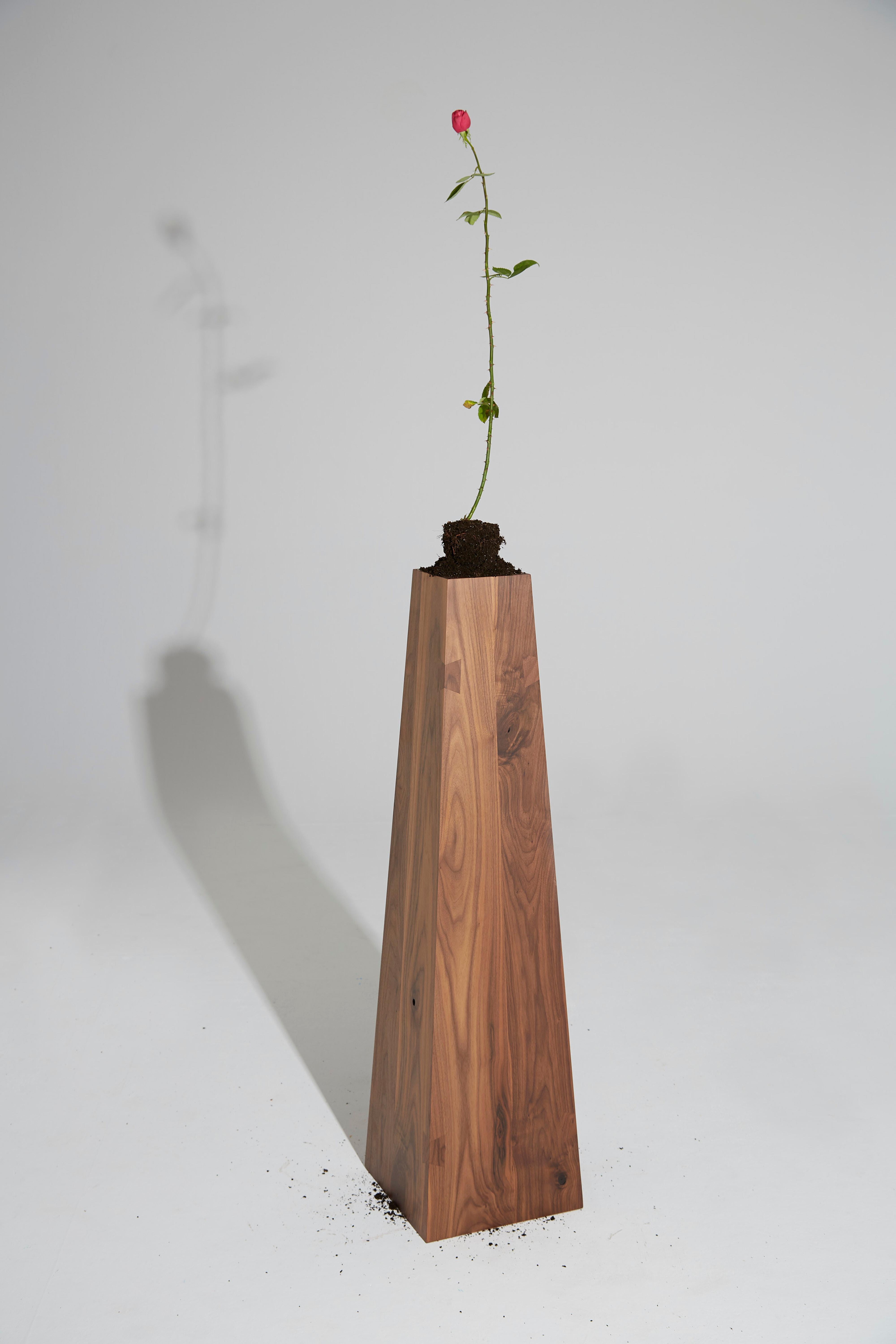 Tower Plinth in Natural Walnut by Project 213A For Sale at 1stDibs