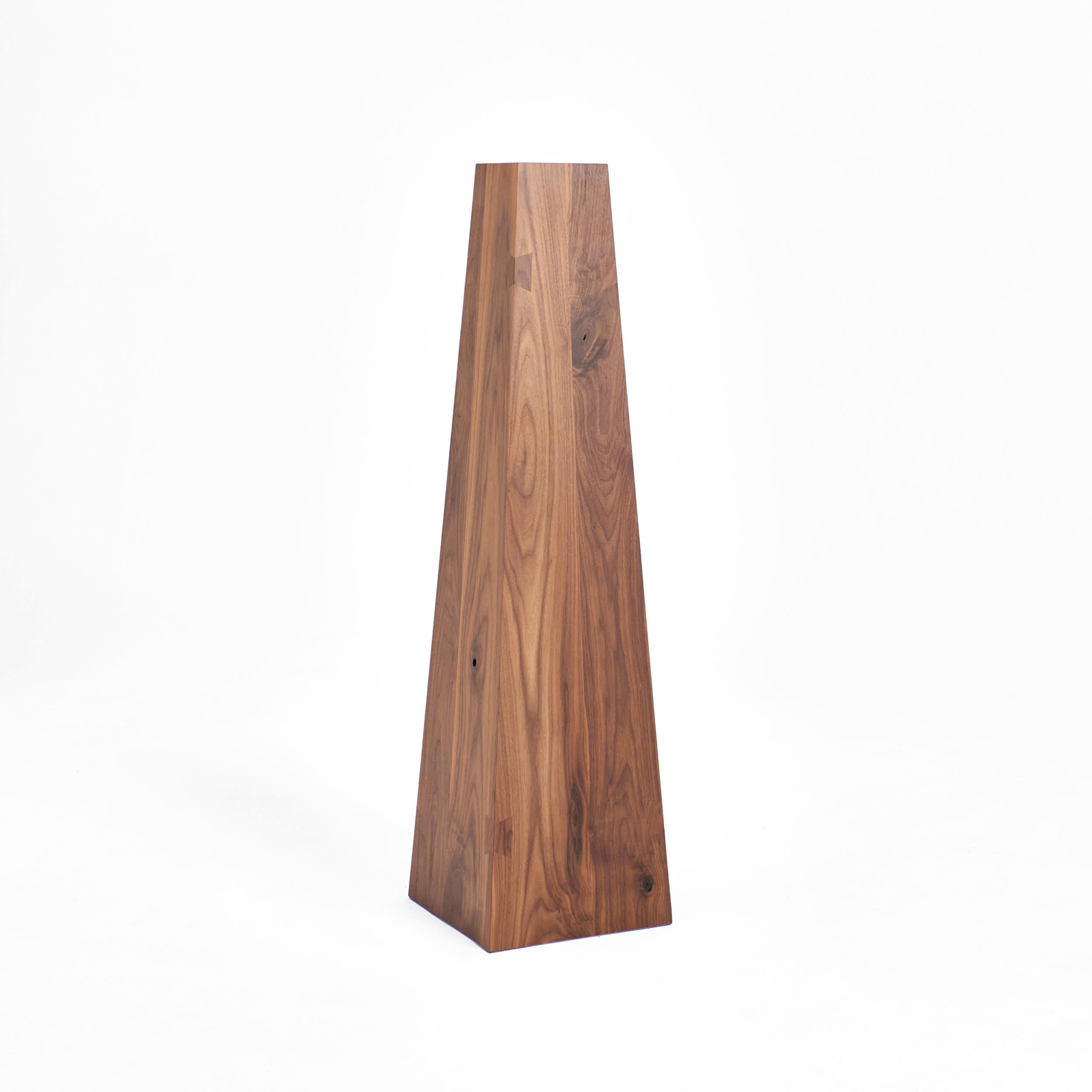 Tower Plinth in Natural Walnut by Project 213A For Sale at 1stDibs