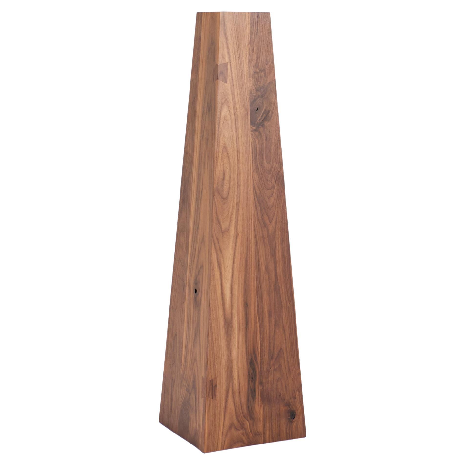 Tower Plinth in Natural Walnut by Project 213A For Sale at 1stDibs