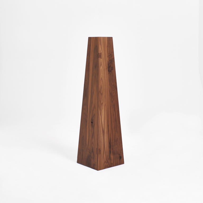 Tower Plinth in Natural Walnut by Project 213A For Sale at 1stDibs