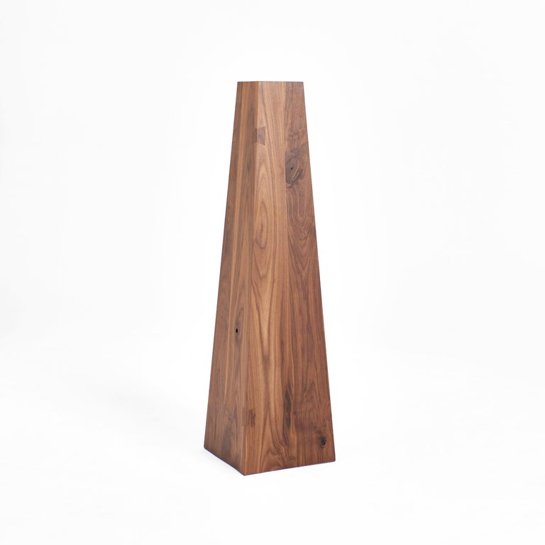 Tower Plinth in Natural Walnut by Project 213A For Sale at 1stDibs