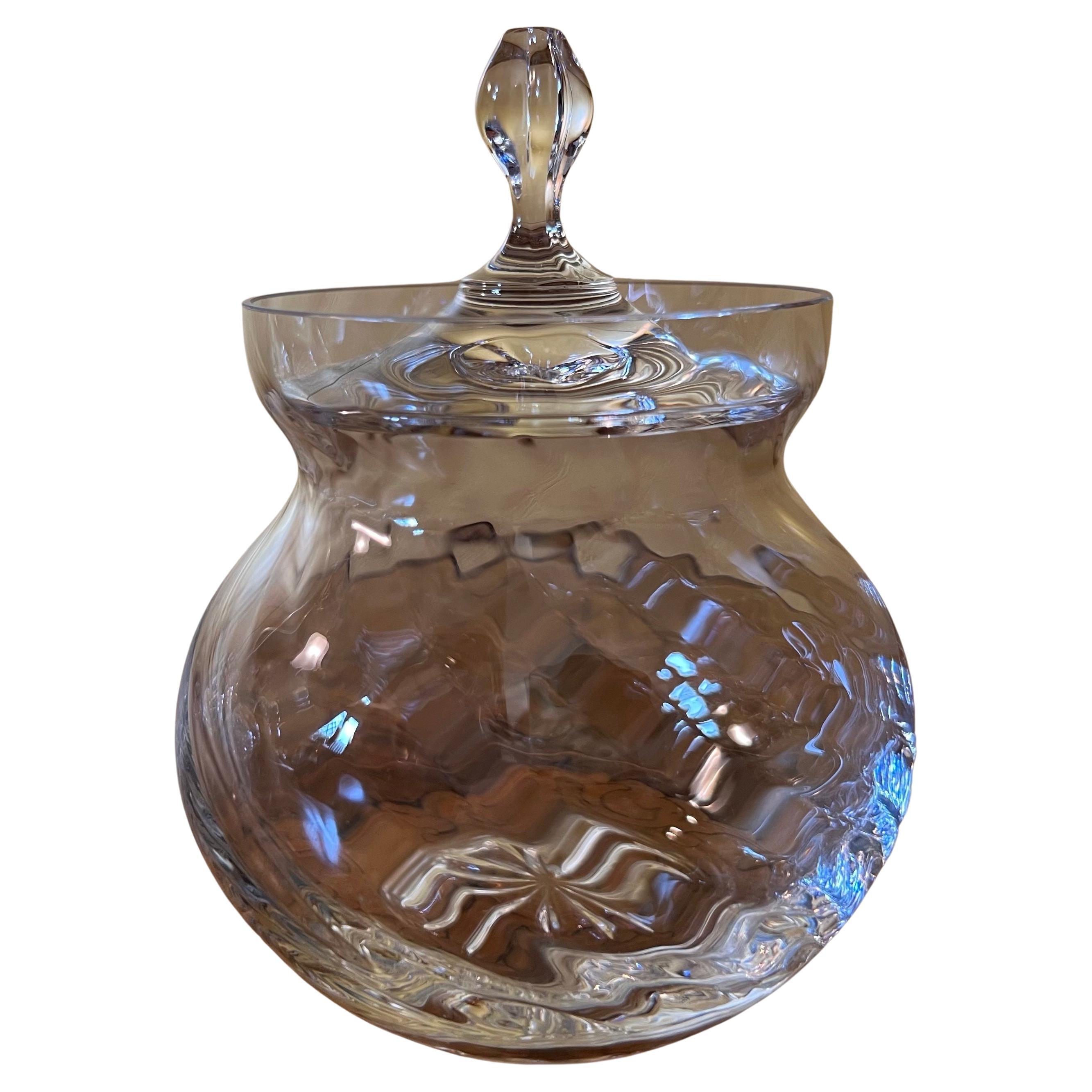 Antique Stuart Crystal Etched Grapes Milk Jug For Sale at 1stDibs
