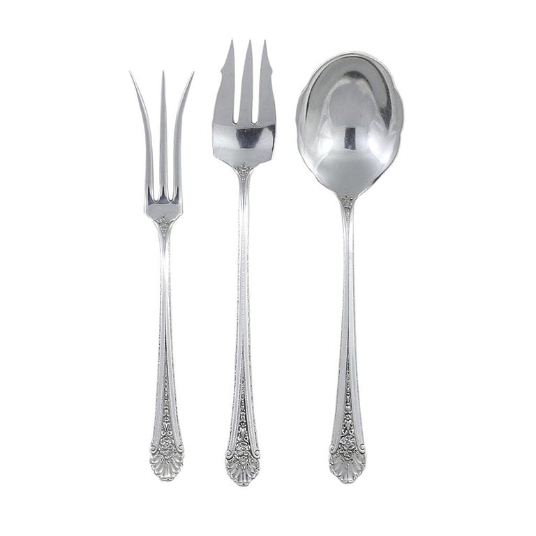 Towle, Royal Windsor, Sterling Silver 6 Place Setting with Extras For ...