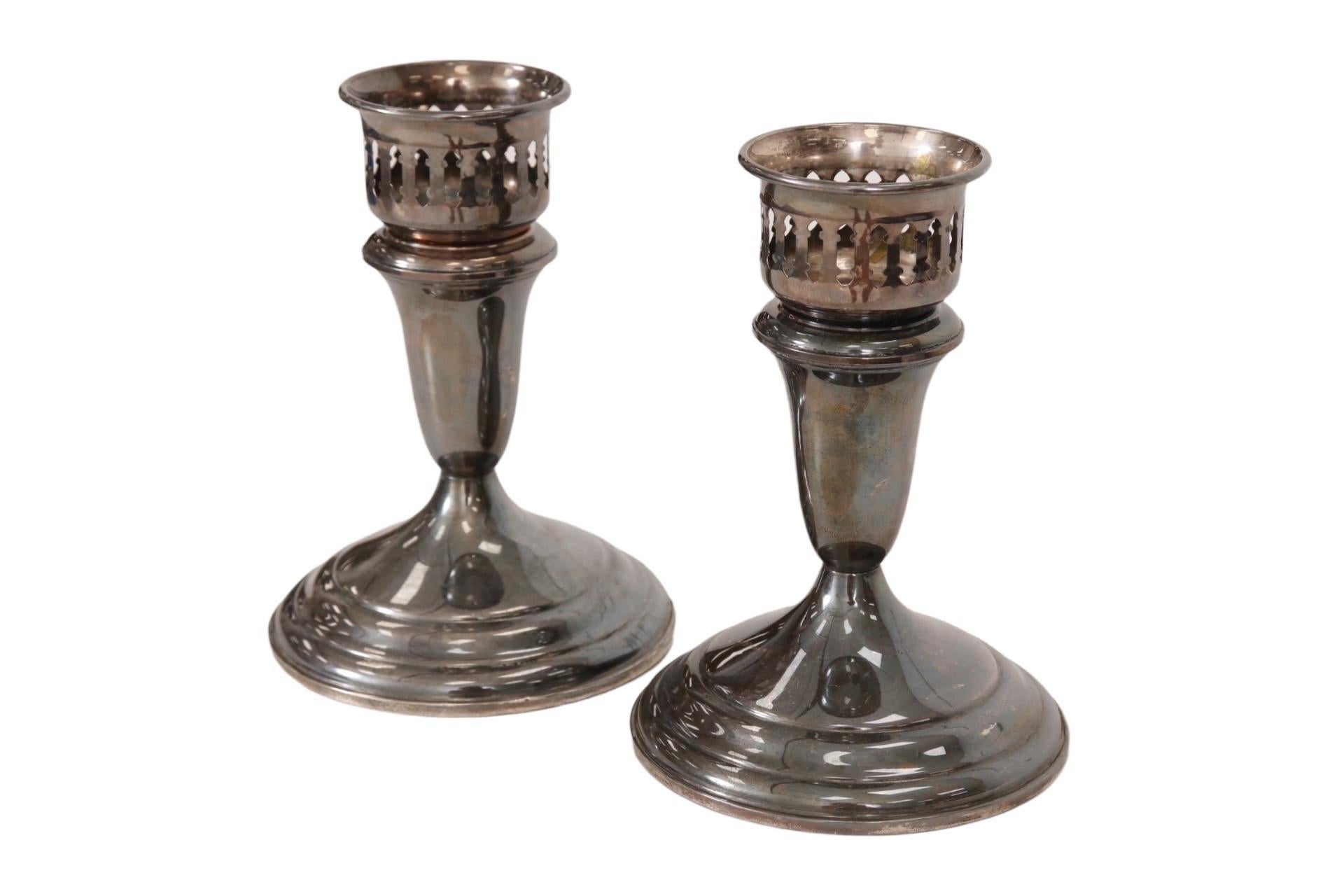 Towle Sterling Candle Holders, a Pair For Sale at 1stDibs | towle ...