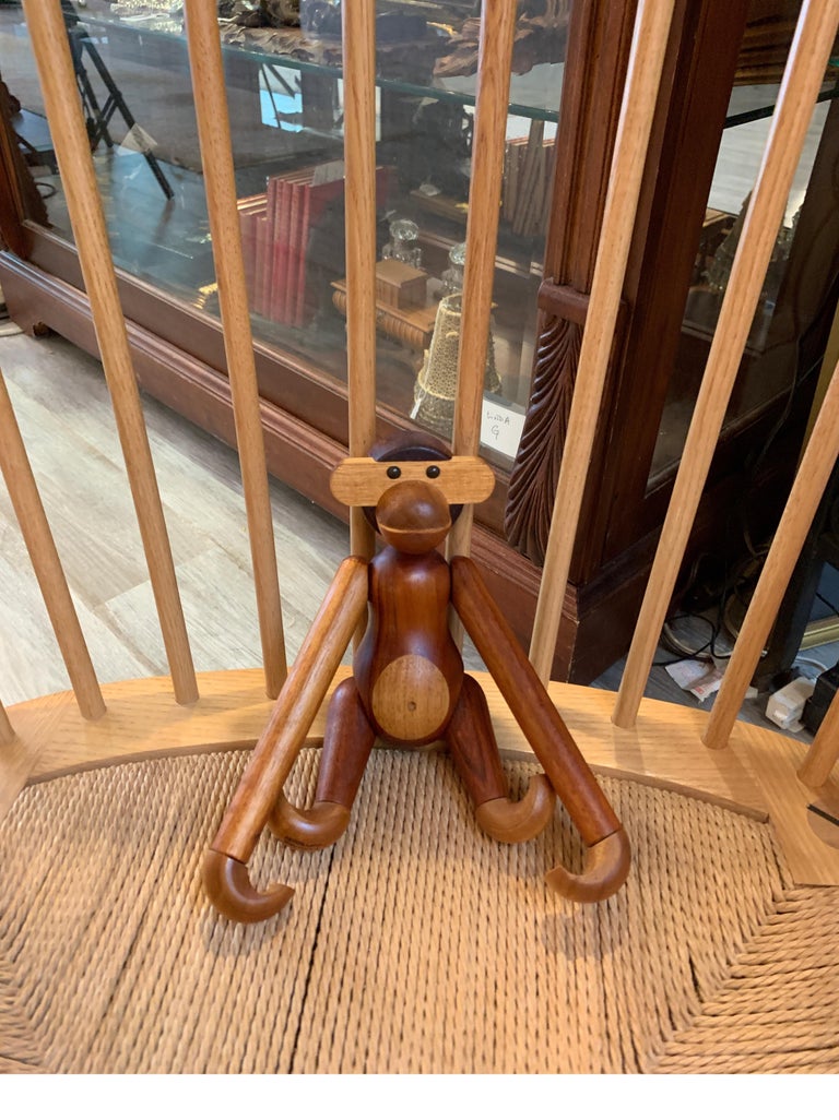 Toy Monkey in Teak and Limba Wood by Kay Bojesen For Sale at 1stDibs
