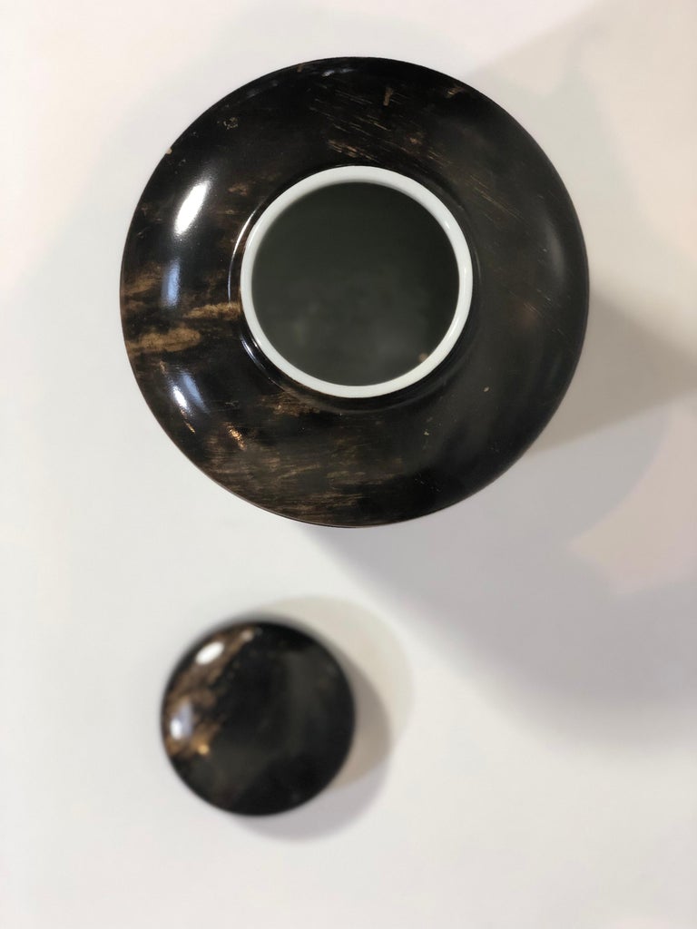 Tozai Home Porcelain Tortoise Jar at 1stDibs