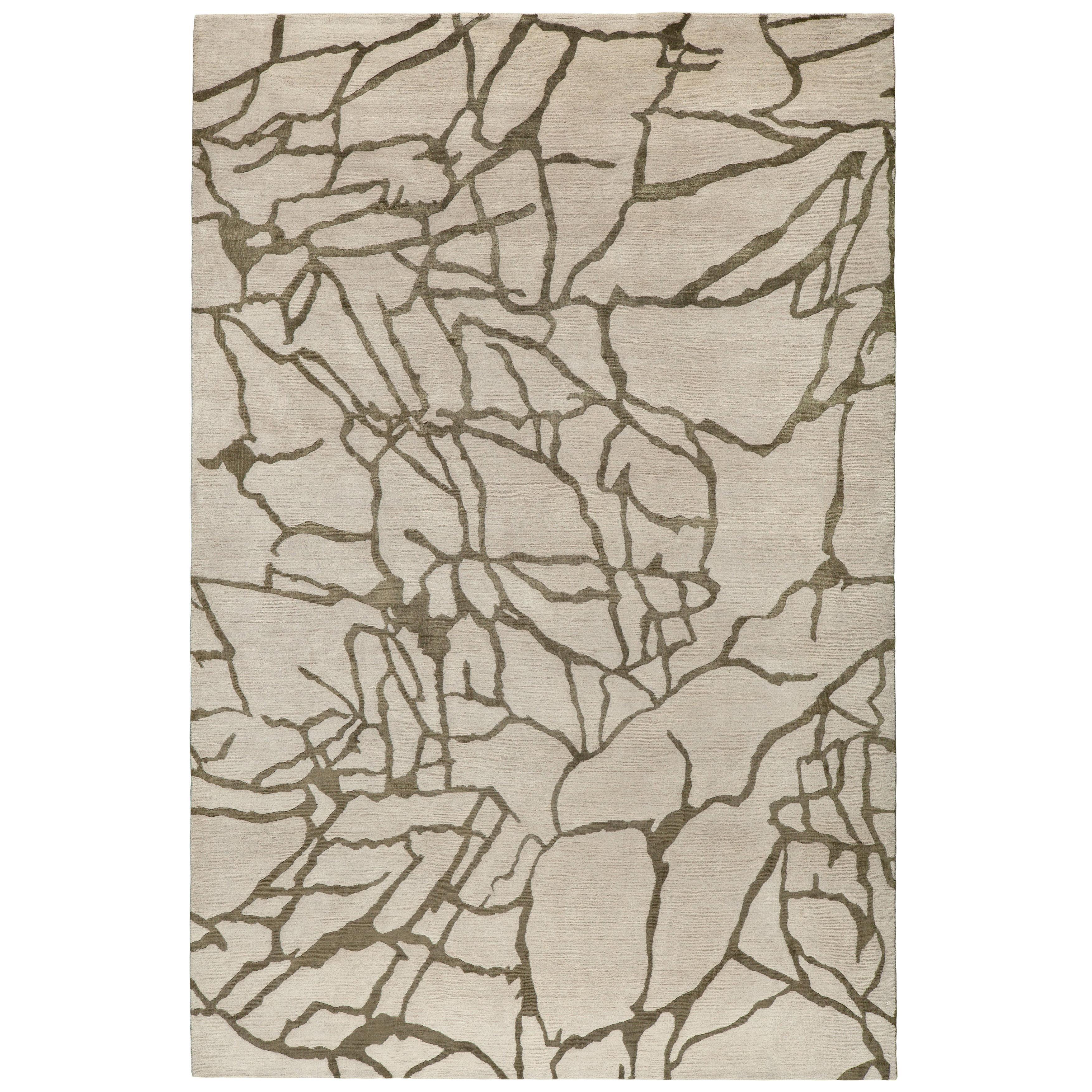 Tracery Hand-Knotted 6x4 Floor Rug in Wool and Silk by Kelly Wearstler ...