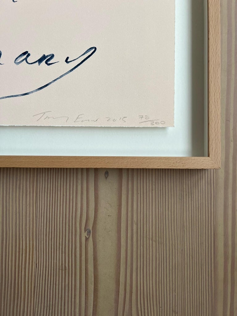 Tracey Emin - Believe In Extraordinary (2015) (signed) For Sale at 1stDibs