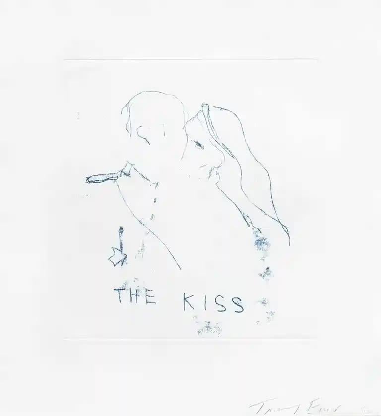 Tracey Emin - The Kiss By Tracey Emin For Sale at 1stDibs