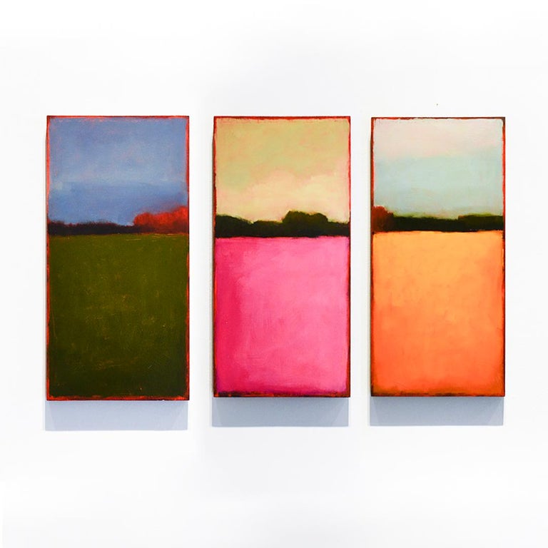 Tracy Helgeson - Color Field 247 (Abstract Landscape Painting of Dark ...