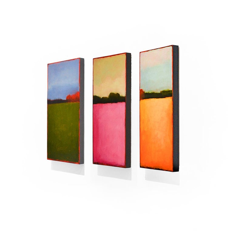 Tracy Helgeson - Color Field 247 (Abstract Landscape Painting of Dark ...