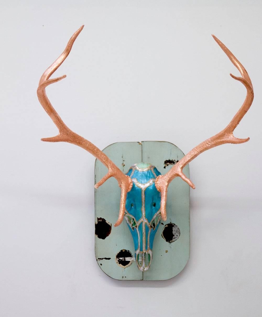 Tracy L. Griffith - The Big O Original, Neon on Vintage Board ...