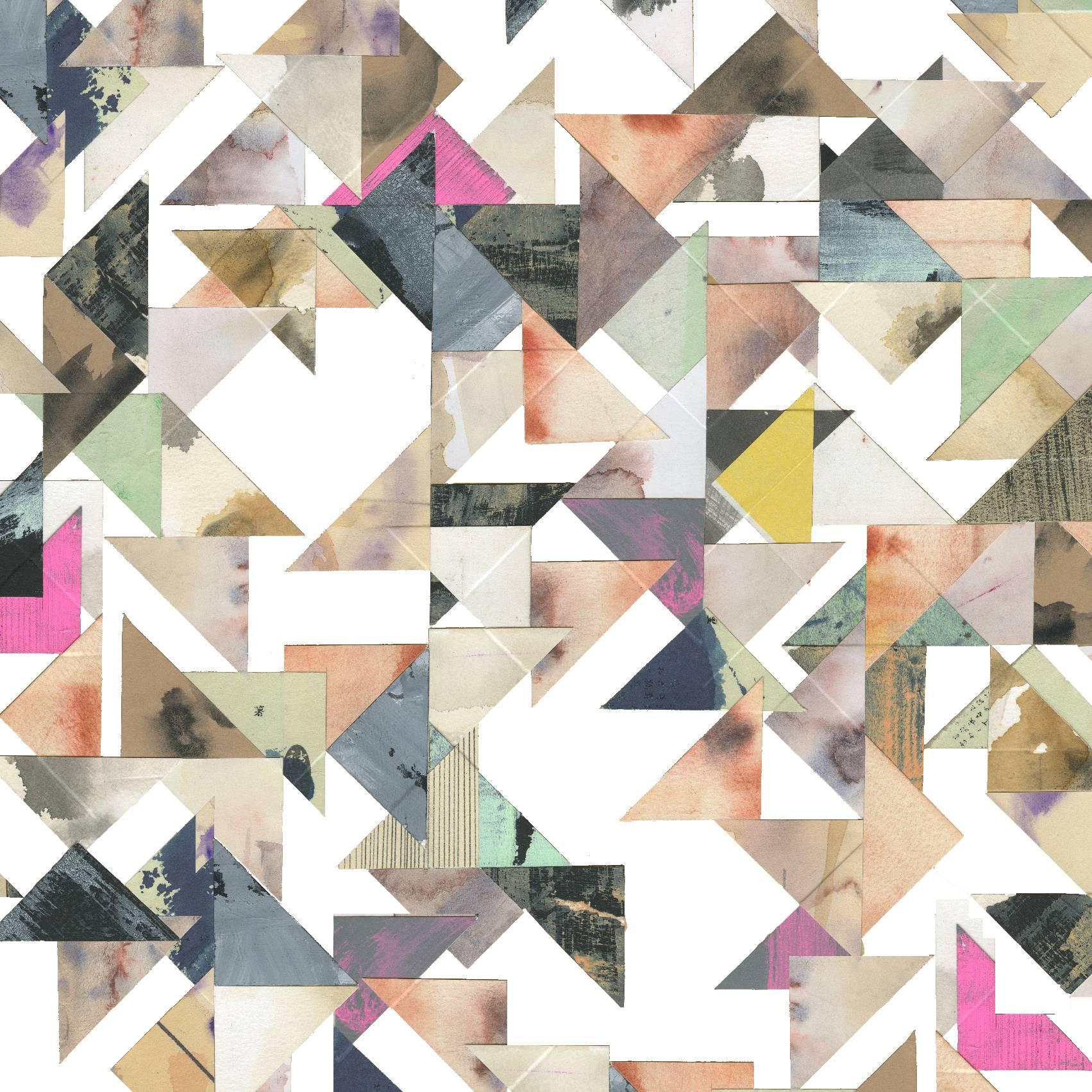 Trade Routes-Geometric Print Wallpaper in Cali Colorway, on Smooth ...