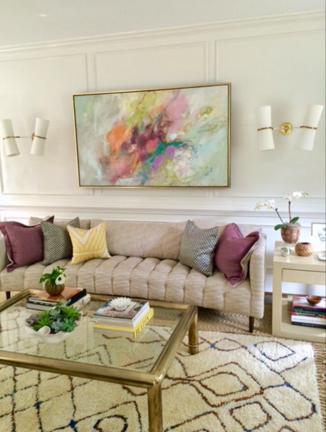 Living room by Charlotte Lucas Interior Design on 1stdibs