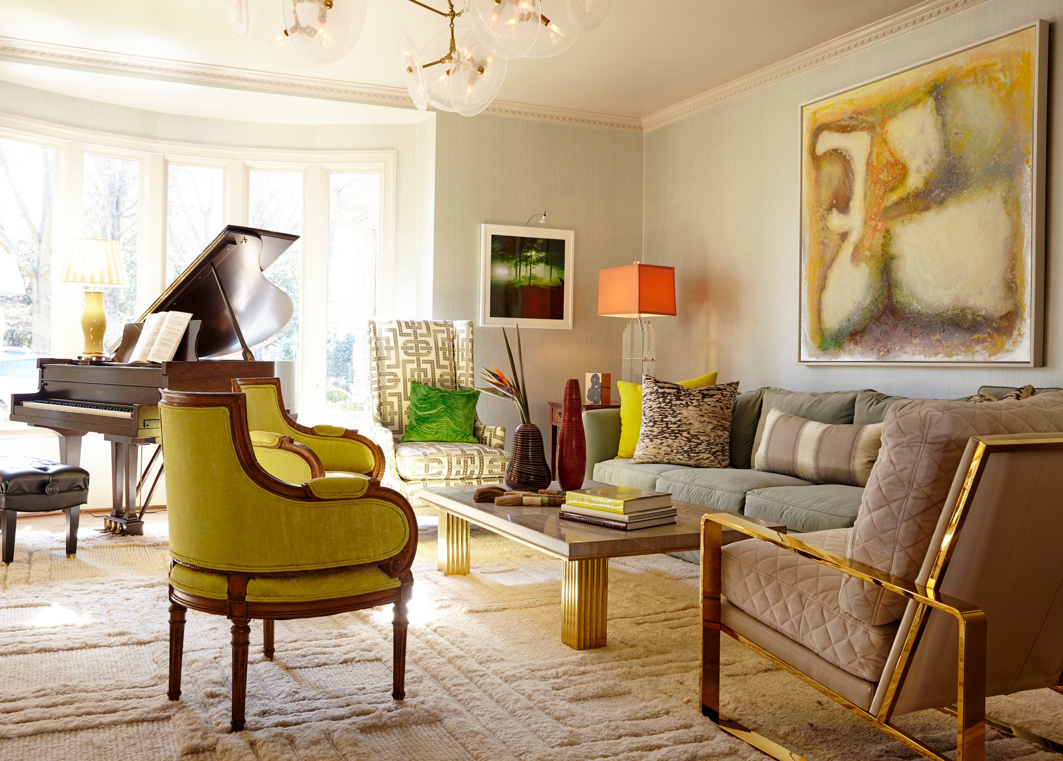 Living Room by Aida Interior Designs on 1stdibs