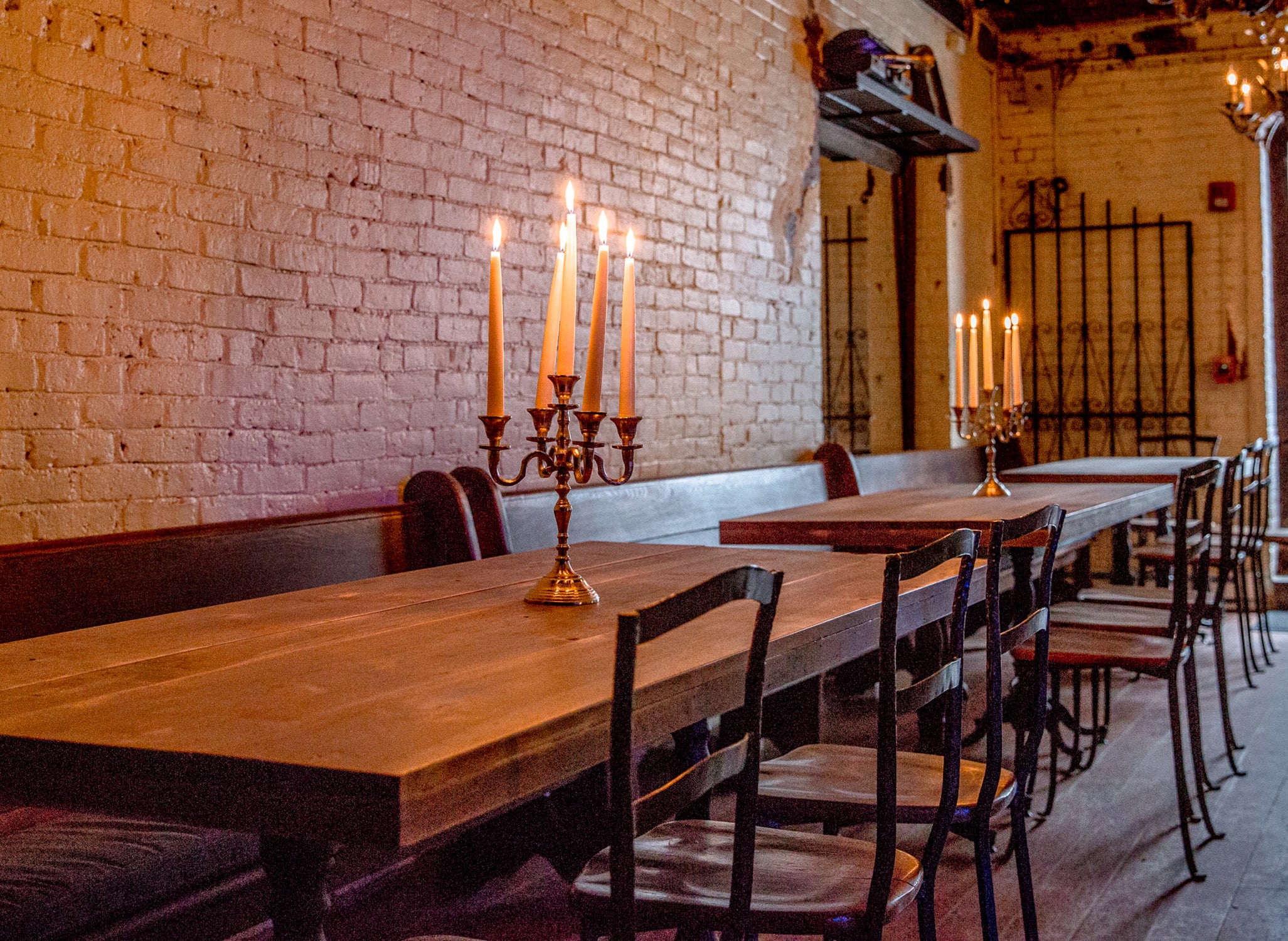 Church Pew Dining Tables by Assembly Design Studio on 1stdibs