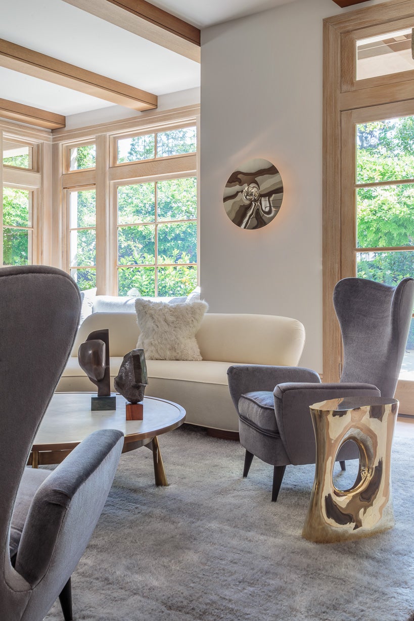 Living Room by Leverone Design Inc | 1stDibs