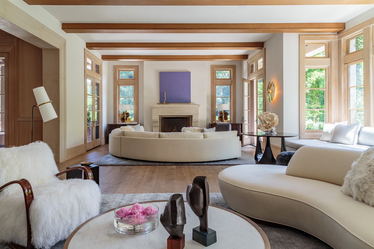 Living Room by Leverone Design Inc | 1stDibs