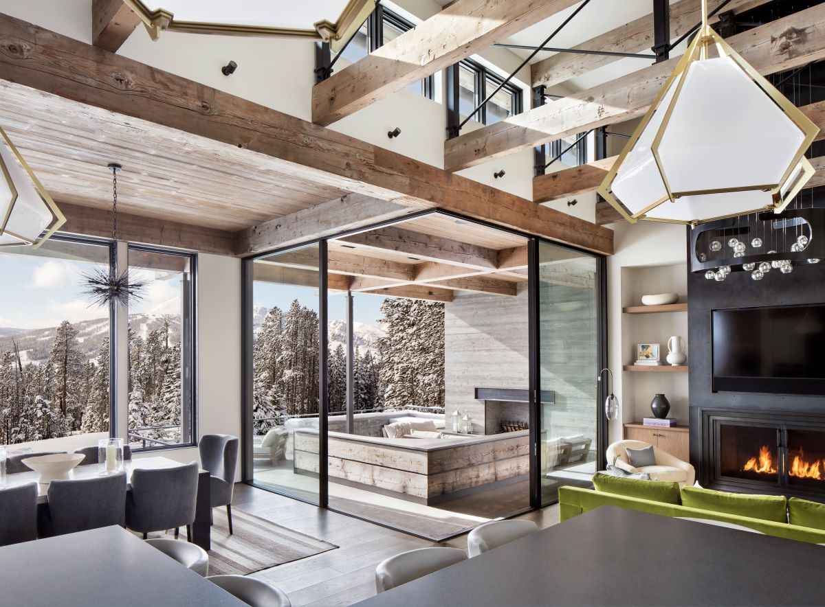 Modernist Mountain Home by Kendall Wilkinson Design | 1stDibs