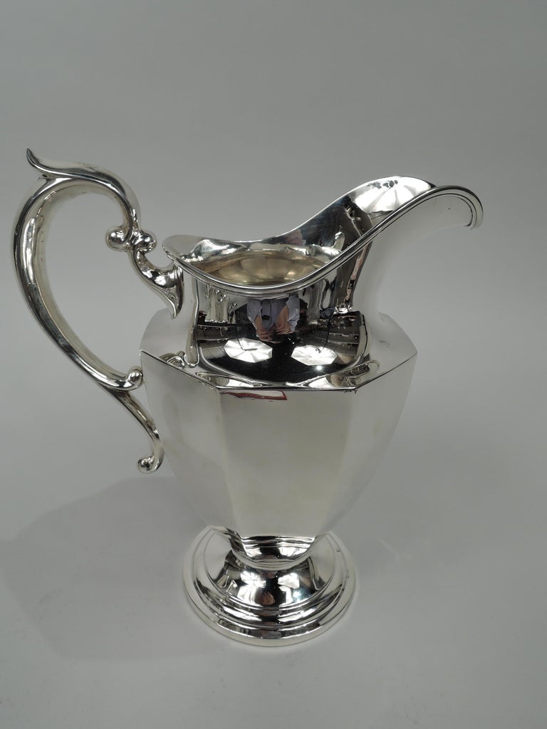 Traditional American Classical Sterling Silver Water Pitcher For Sale ...