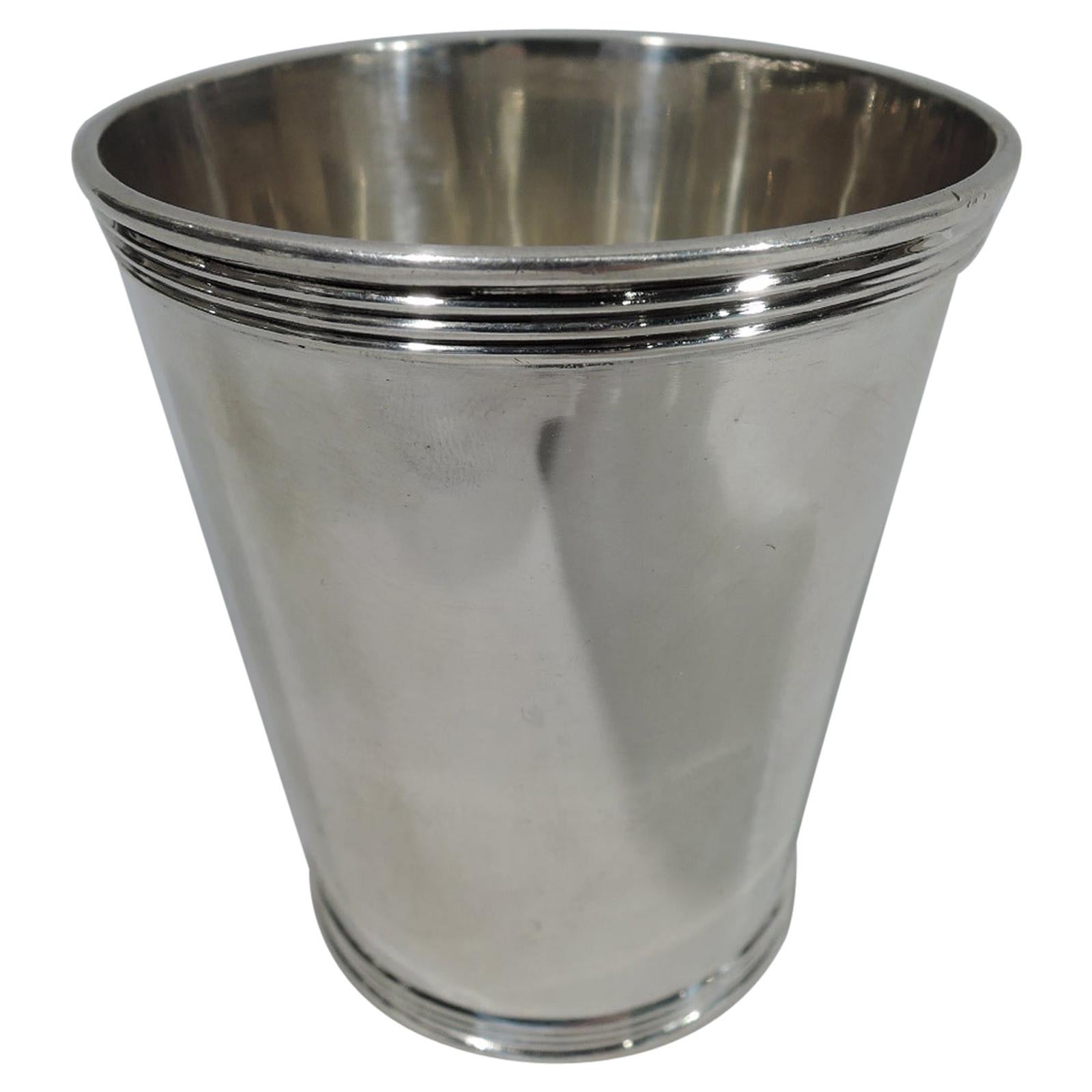 Pair of American Sterling Silver Mint Julep Cups For Sale at 1stDibs