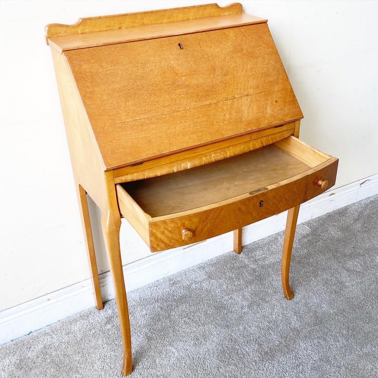 Traditional Birds Eye Maple Secretary Desk at 1stDibs | birdseye maple ...