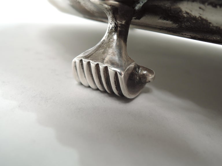Traditional English Georgian Sterling Silver Salver Tray For Sale at ...