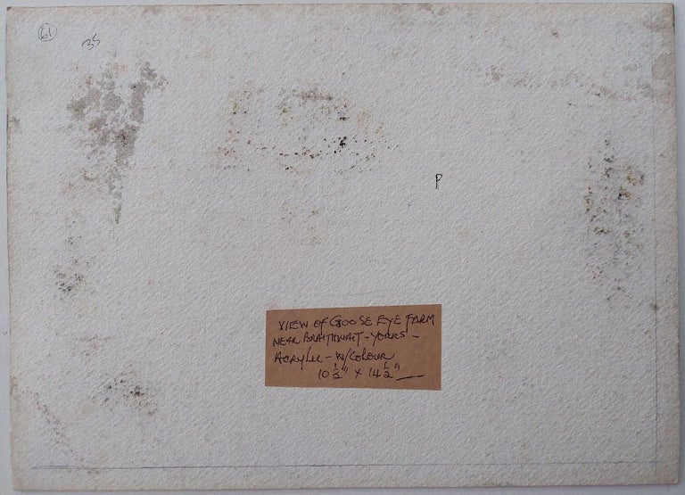 Traditional English Painting Landscape at Goose Eye Farm Braithwaite ...