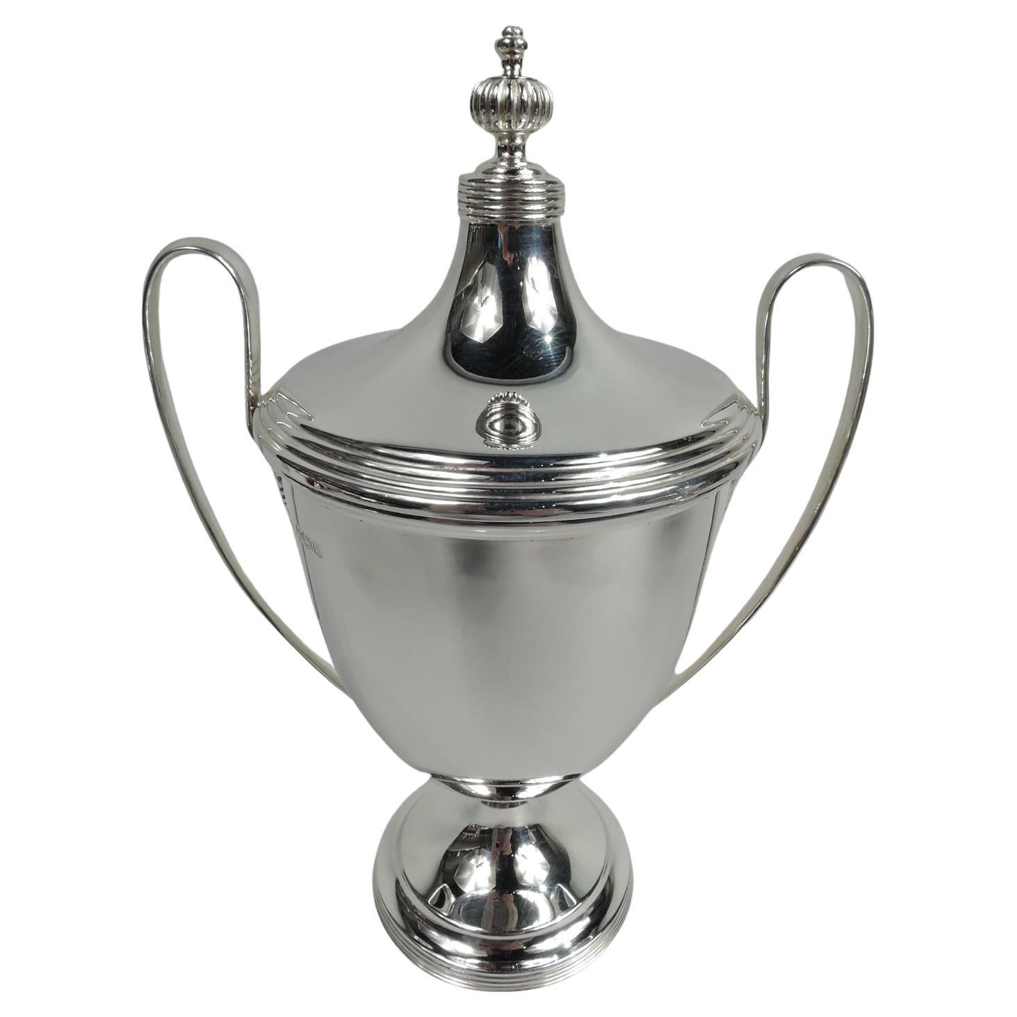 Traditional Sterling Silver Classical Amphora Urn Trophy Cup For Sale ...