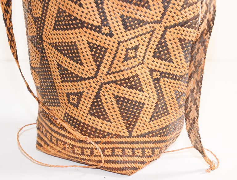 Traditional Ethnic Woven Ajat Basket Borneo Indonesia For Sale at ...