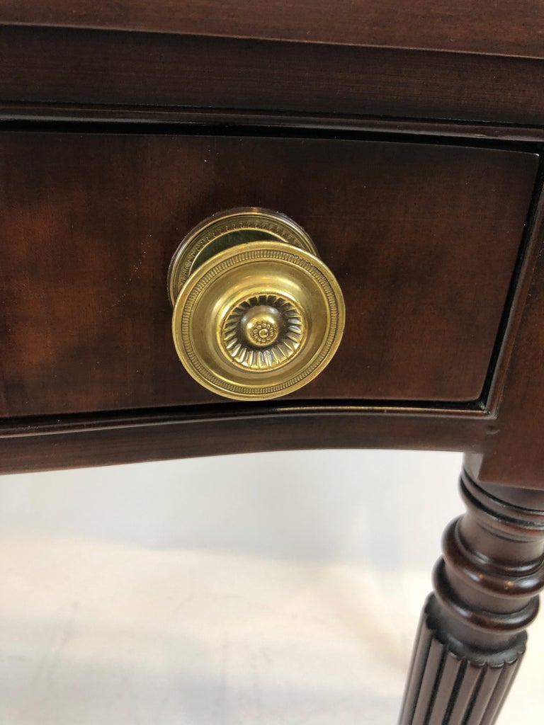 Traditional Federal Style Cherry Console Table at 1stDibs