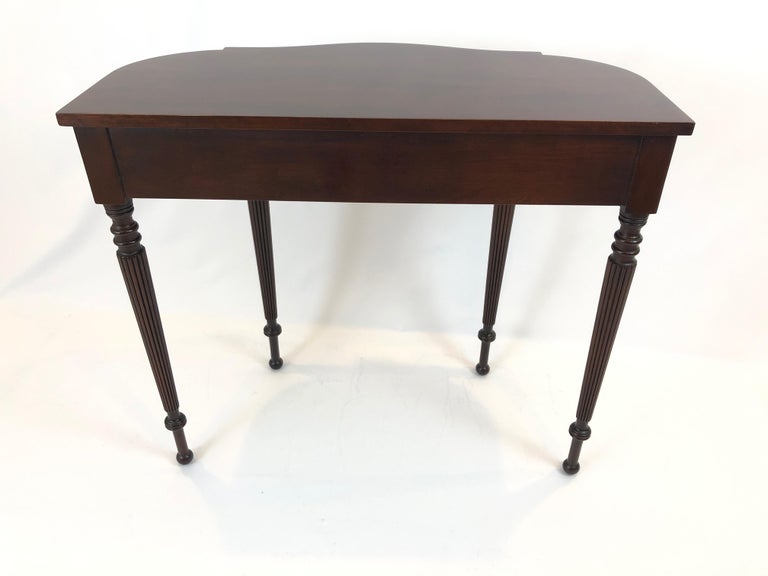 Traditional Federal Style Cherry Console Table at 1stDibs
